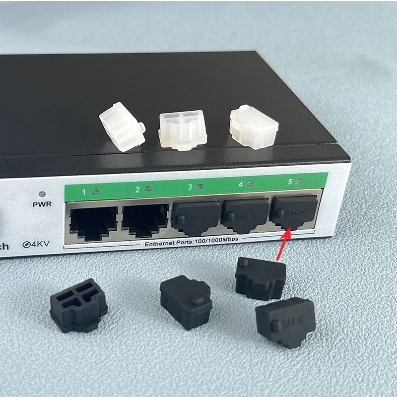 Protetor de silicone para porta Rj45, protetor contra poeira, para ...