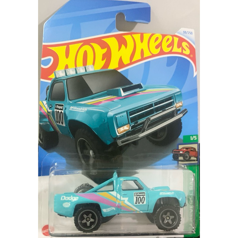 HOT WHEELS 87 DODGE D100 REVERSE RAKE 2024 ORIGINAL | Shopee Brasil
