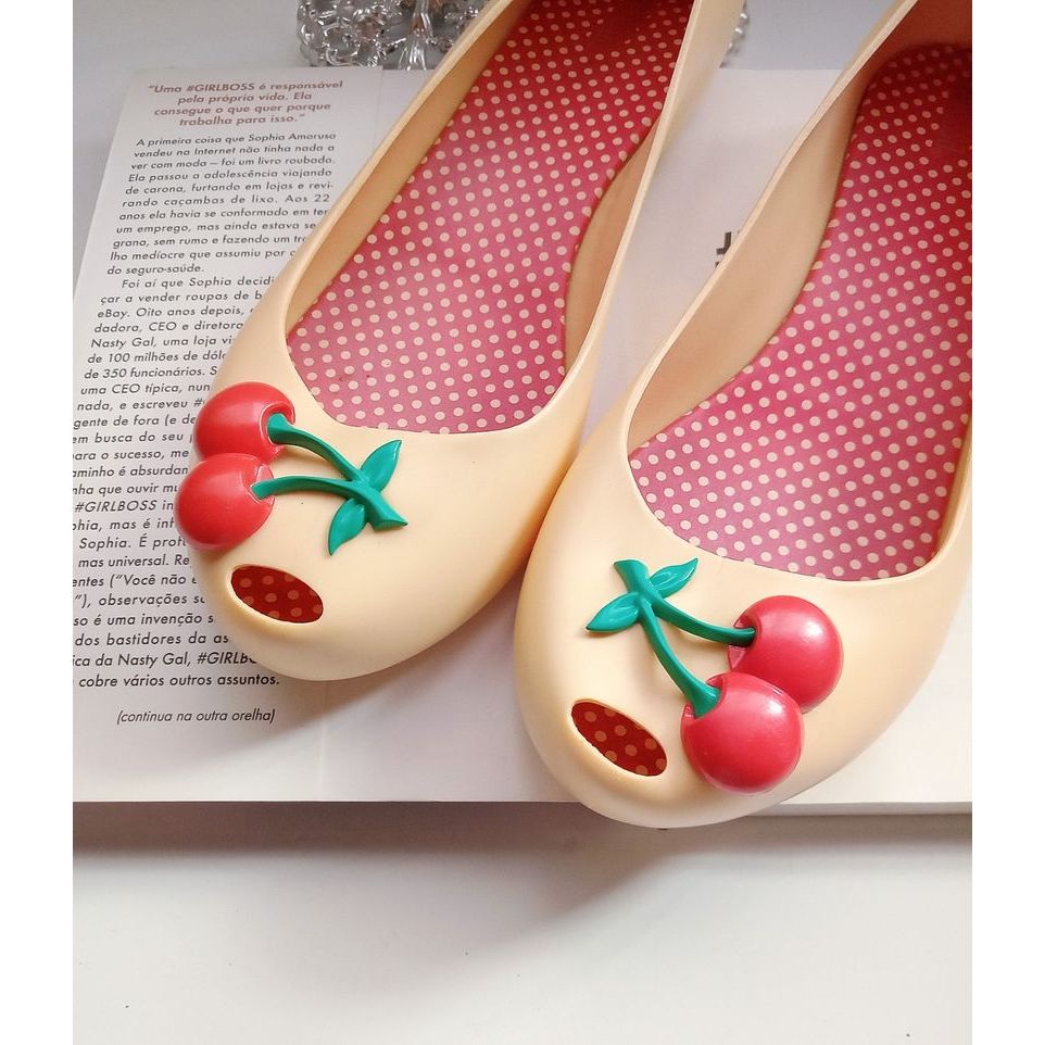 Sapatilha melissa ultragirl cereja | Shopee Brasil