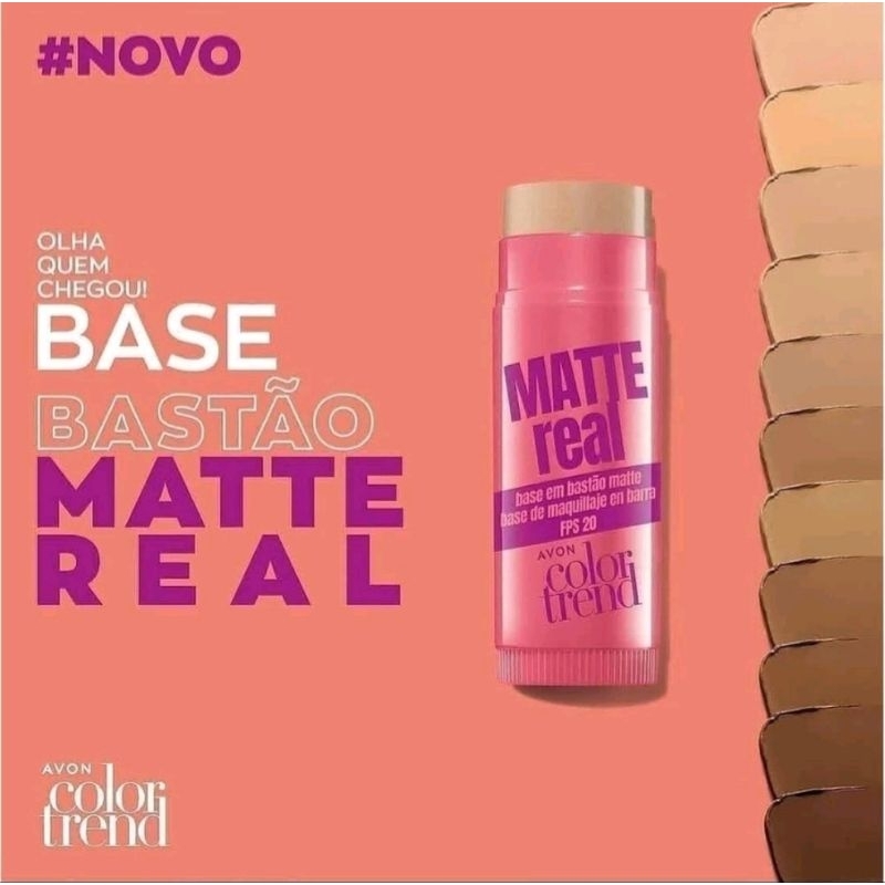 Base em Bastao Matte Real FPS 20 6,5g COR 220 NQ | Shopee Brasil
