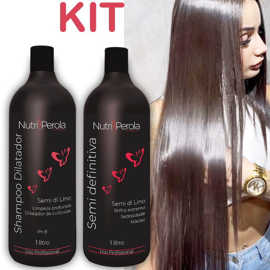 Kit Progressiva Marroquina Semi Definitiva 1 Litro - Com Óleo De Argan ...