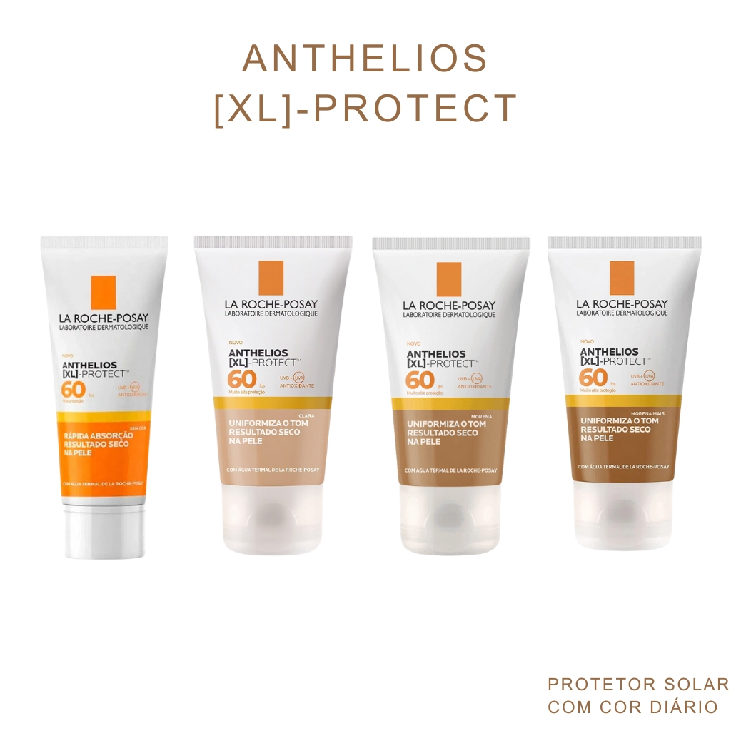 Protetor Solar Facial Anthelios XL Protect FPS 60 com 40g | Shopee Brasil