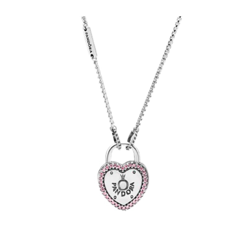 Colar Promessas De Amor Pandora Prata 925 Acompanha Caixa E Sacola ...