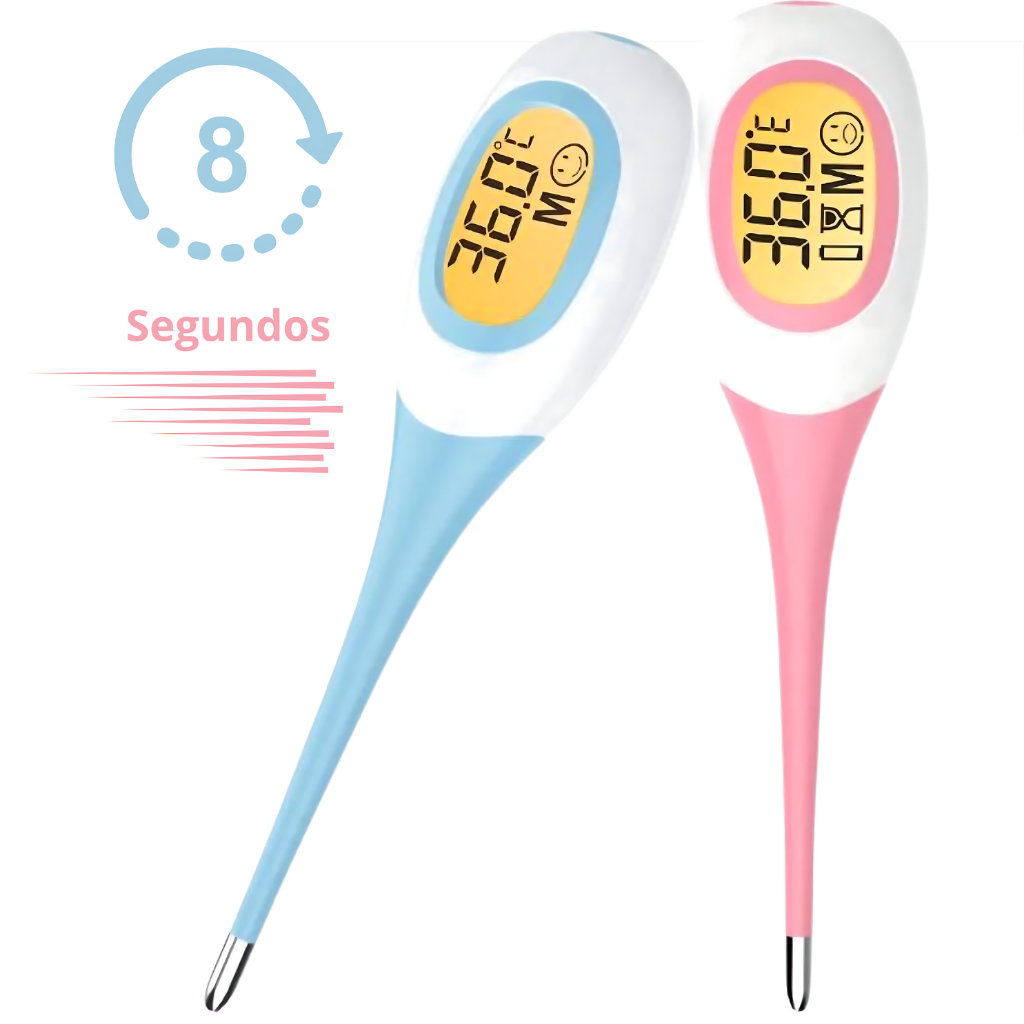 Termômetro Digital 8 Segundos Ultra-Rapido Termômetro Infantil e Adulto AIQUE | Shopee Brasil
