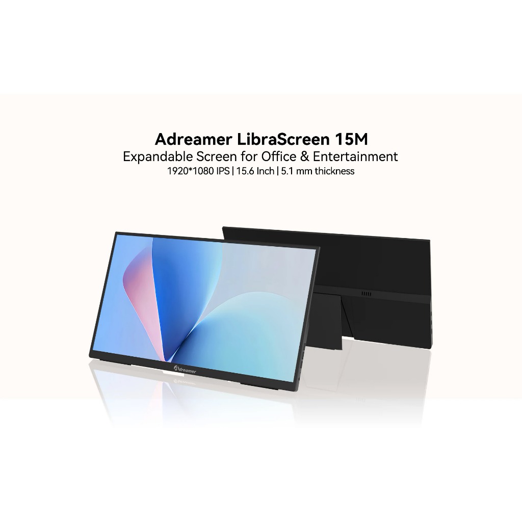 Monitor Portátil 15,6" IPS 1920x1080 falantes duplo corpo metálico HDMI ...