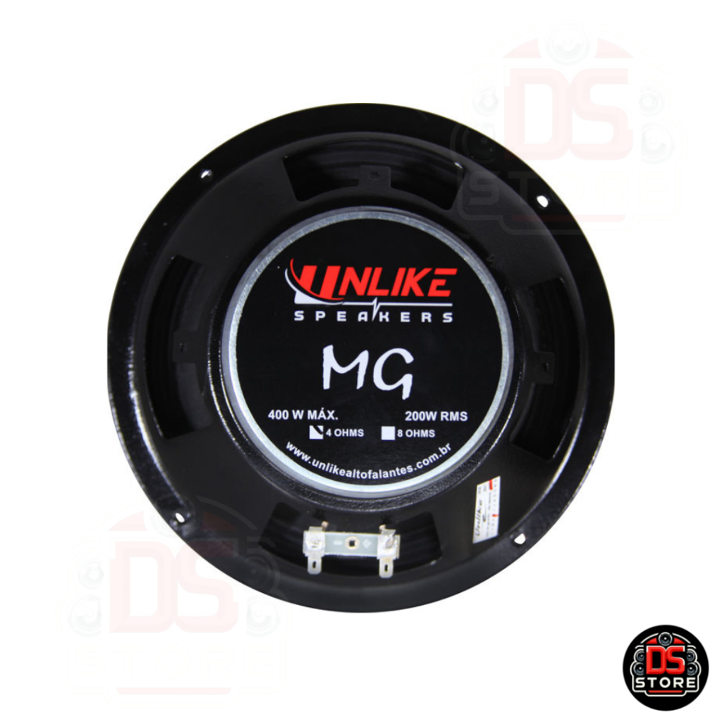 Alto falante Médio grave 8 polegadas 200W RMS unlike 4 ohms | Shopee Brasil