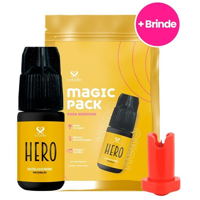 Cola Adesivo Sobelle Hero 3ml 5ml Alongamento Extensão de Cílios. | Shopee Brasil