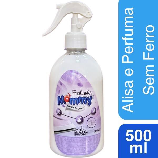 Sem Passar Facilitador de Passar Roupas 500ml Mommy Gatilho Baby Soft ...