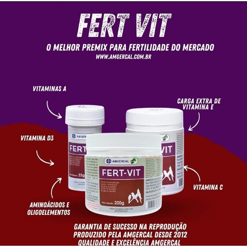 FERT VIT 40 CAPSULAS - NUTRICOR. | Shopee Brasil