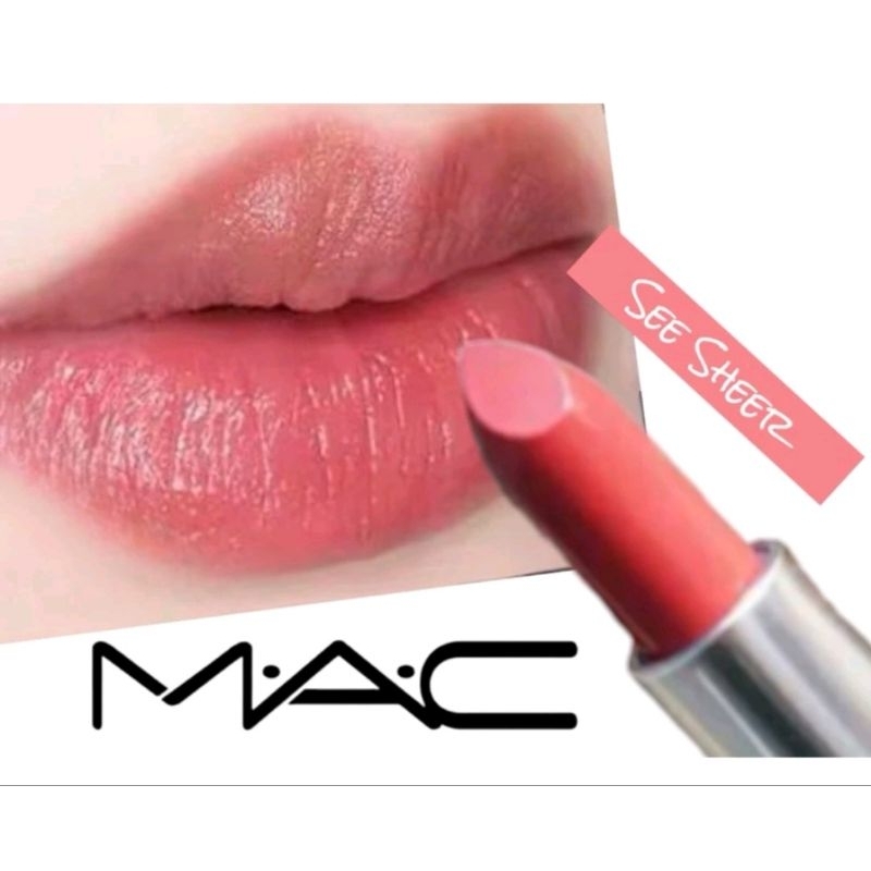 BATOM MAC SEE-SHEER/COCKNEY/Brick-o-la | Shopee Brasil