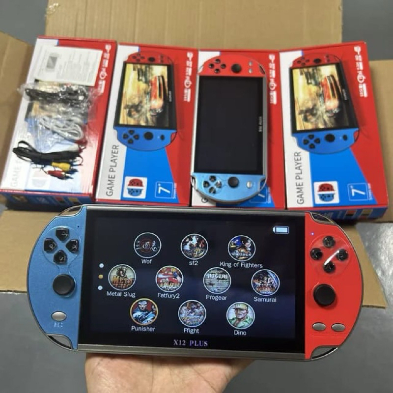 Video game portátil x12 plus 7.0 gigante | Shopee Brasil
