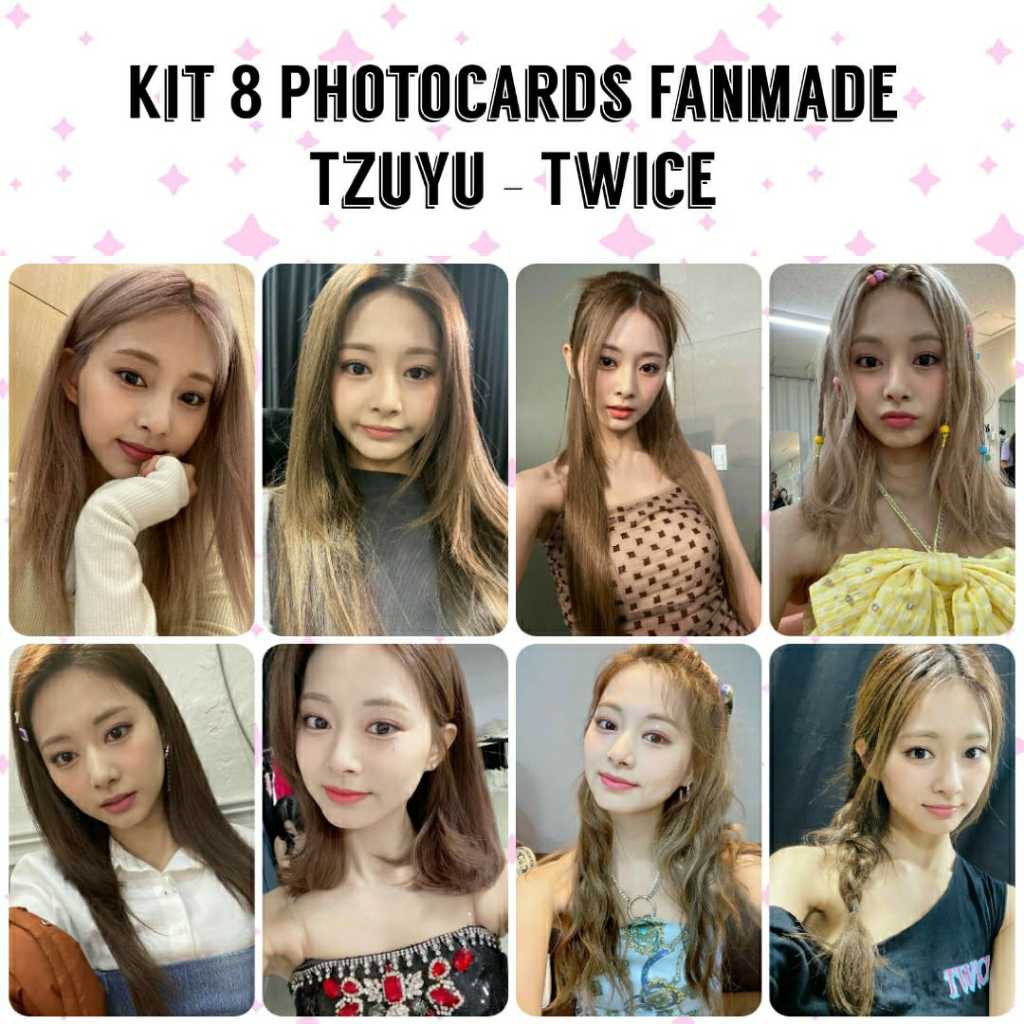 Kit Photocards | Tzuyu - Twice | Produto Fanmade | Shopee Brasil