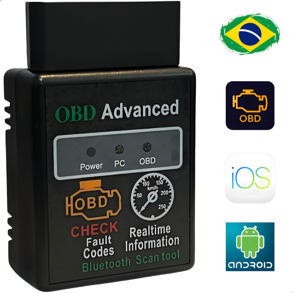 Mini Scanner Automotivo Universal Obd 2 Bluetooth Carro scaner ...