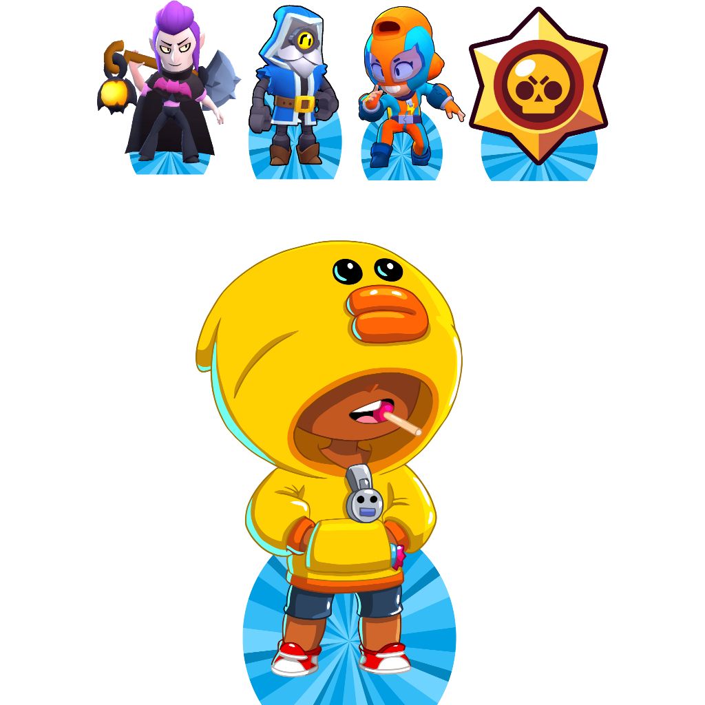 KIT DISPLAYS BRAWL STARS- MDF | Shopee Brasil