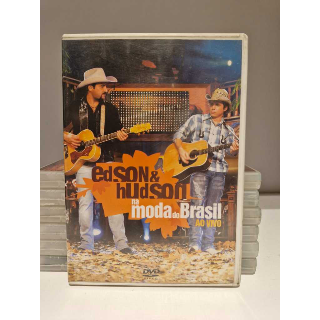 EDSON E HUDSON NA MODA DO BRASIL - AO VIVO - DVD - Original | Shopee Brasil