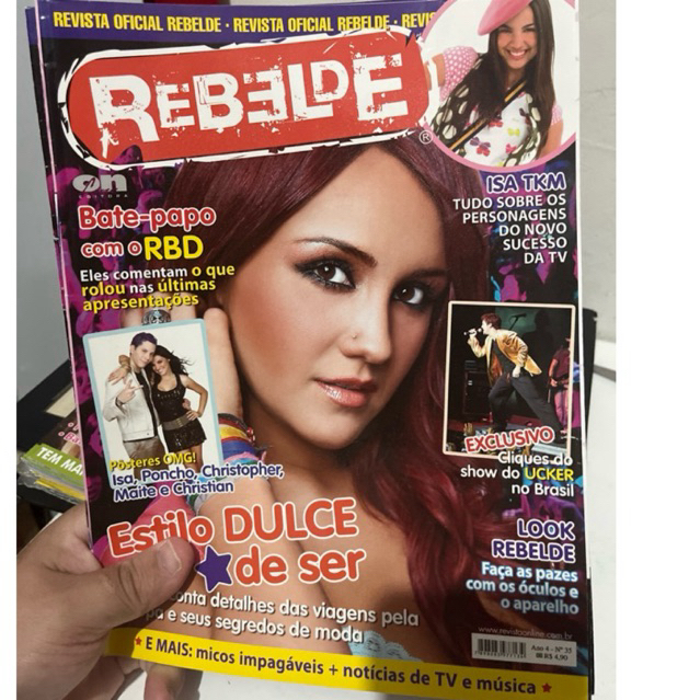 Revista Rebelde oficial número 35 Rbd | Shopee Brasil