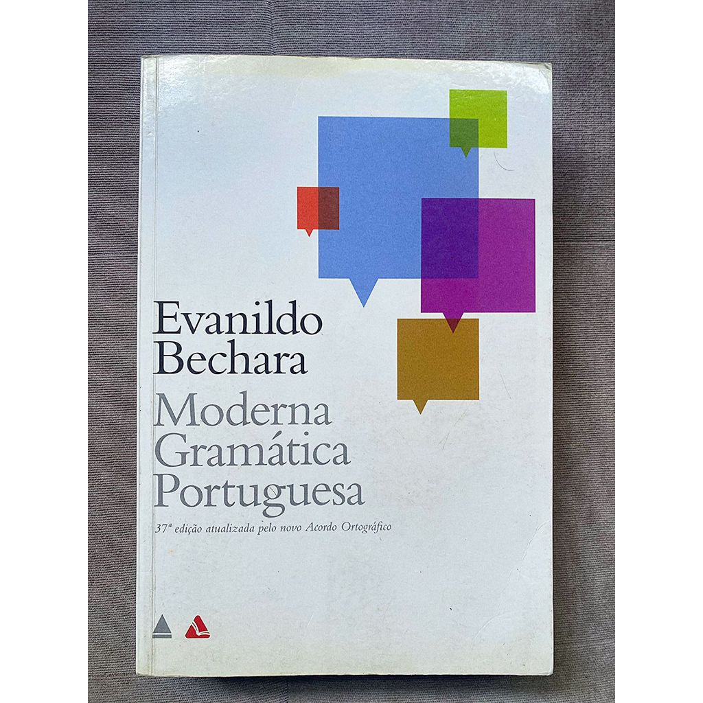 LIVRO: Moderna Gramática Portuguesa - Evanildo Bechara | Shopee Brasil