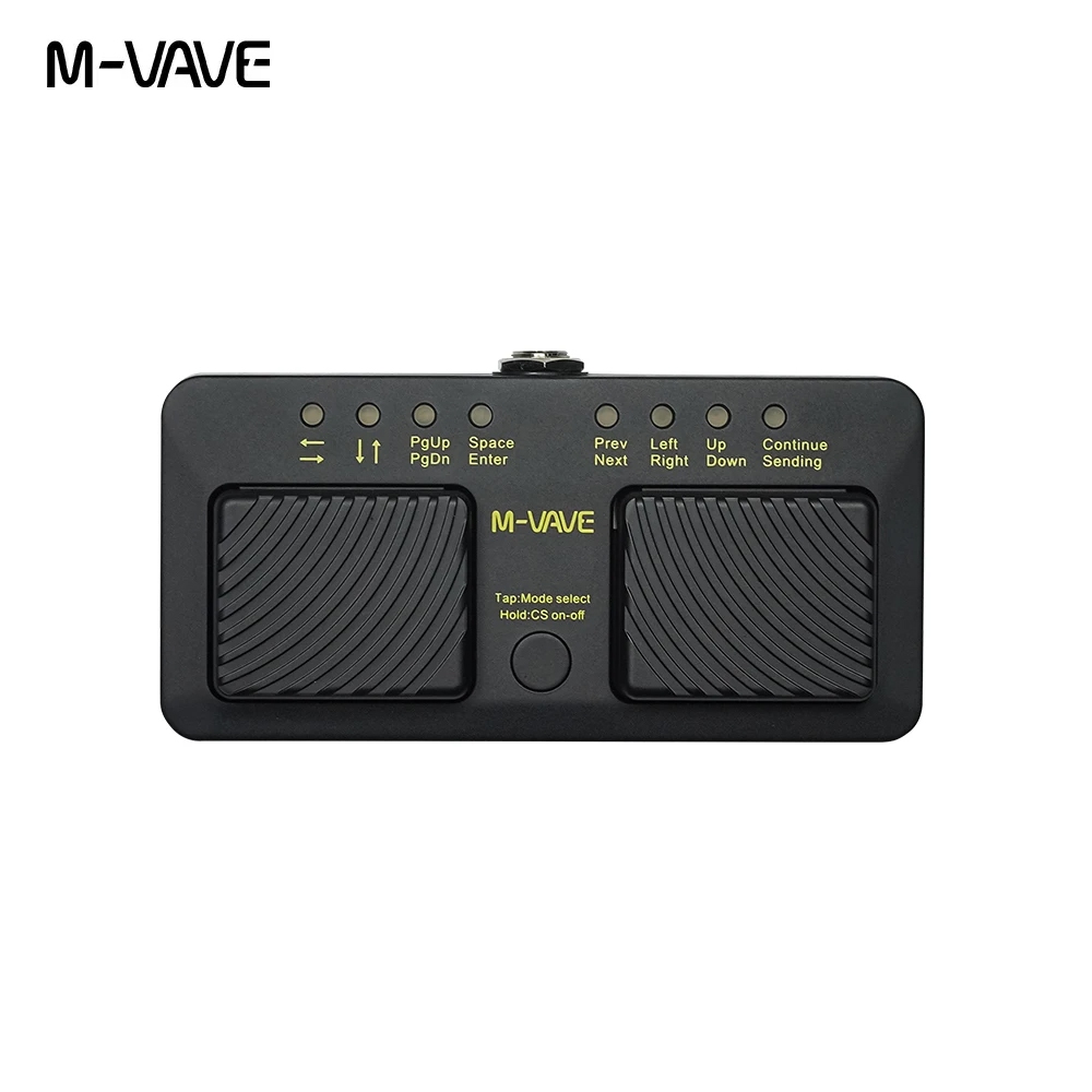 M-VAVE CUBE TURNER PRO Pedal silencioso com Bluetooth sem fio para ...