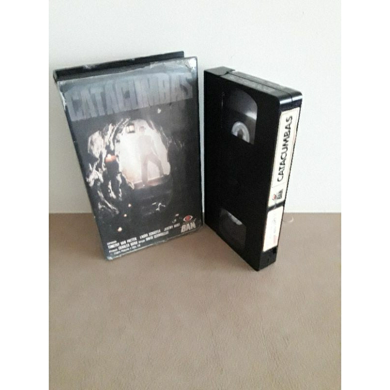 Fita Vhs Catacumbas - Terror - Raro | Shopee Brasil