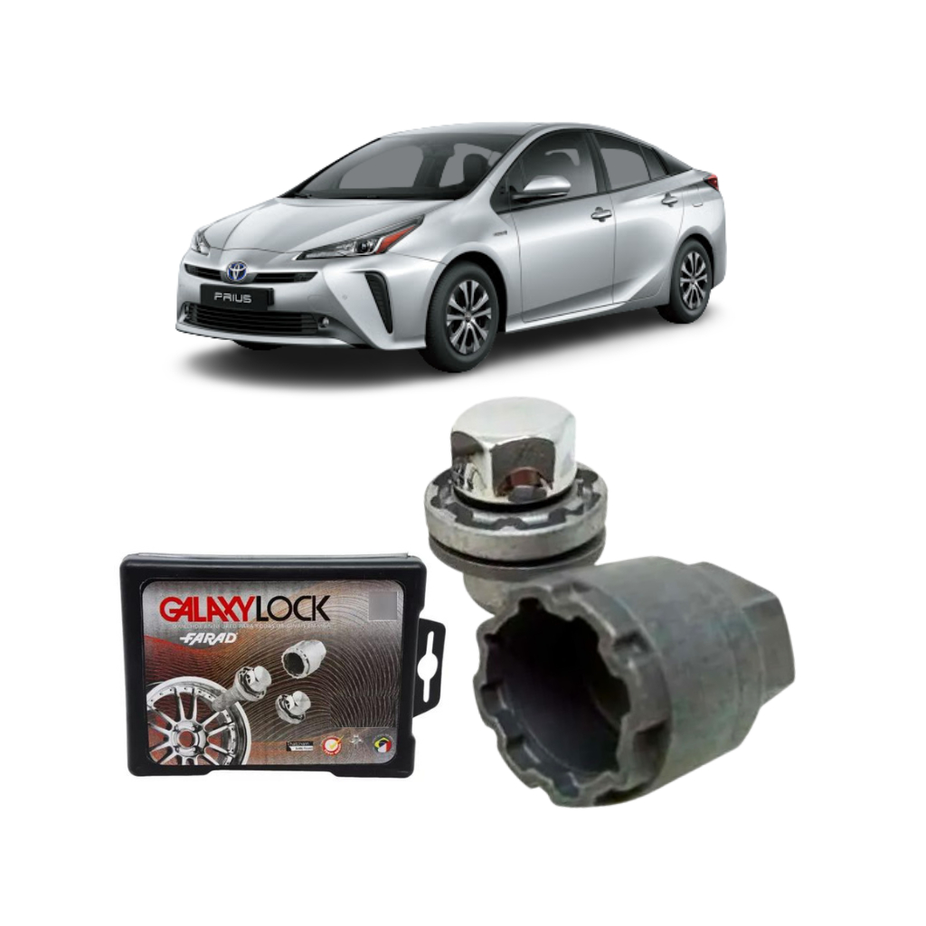 Prius 2016 adiante Jogo De Porca Roda Antifurto Galaxy Lock Toyota ...