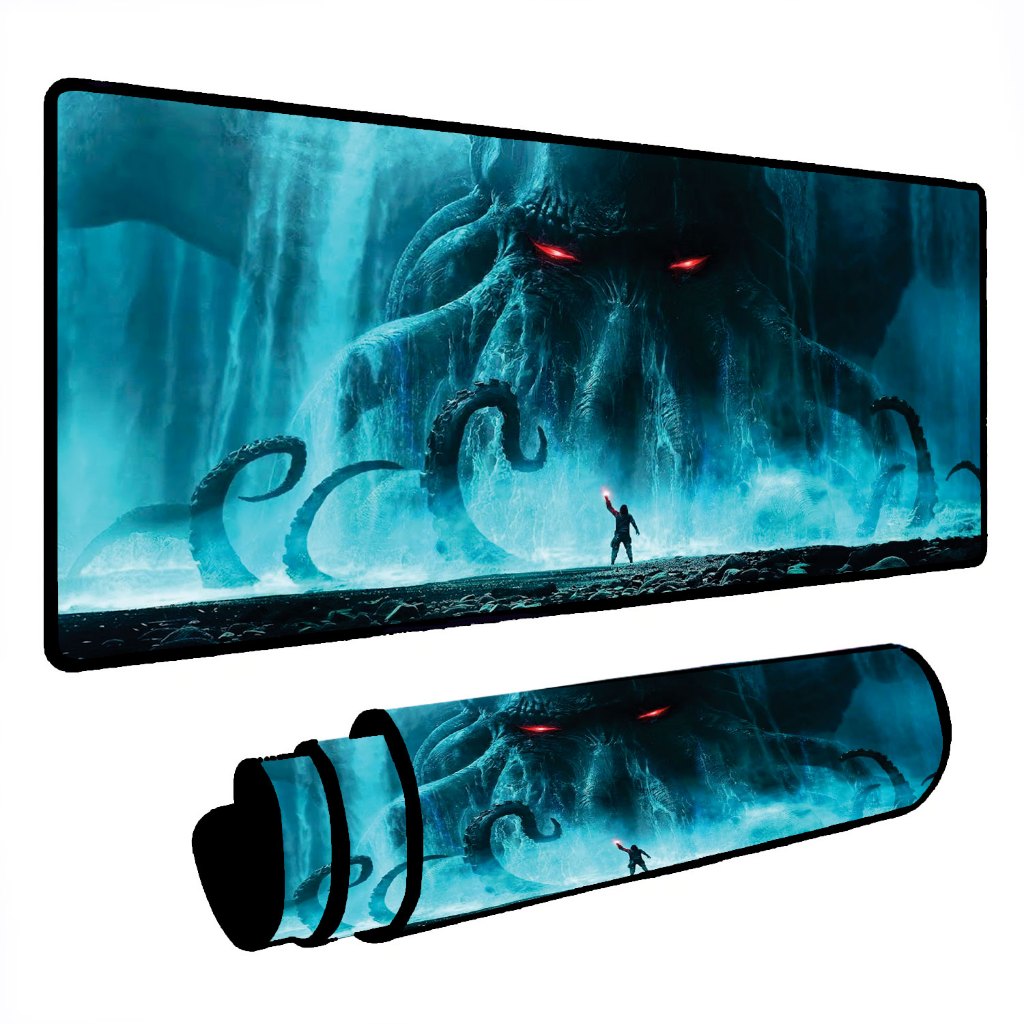 Mouse Pad Gamer Deskpad Speed Extra Grande V[arios Tamanhos - Cthulhu ...