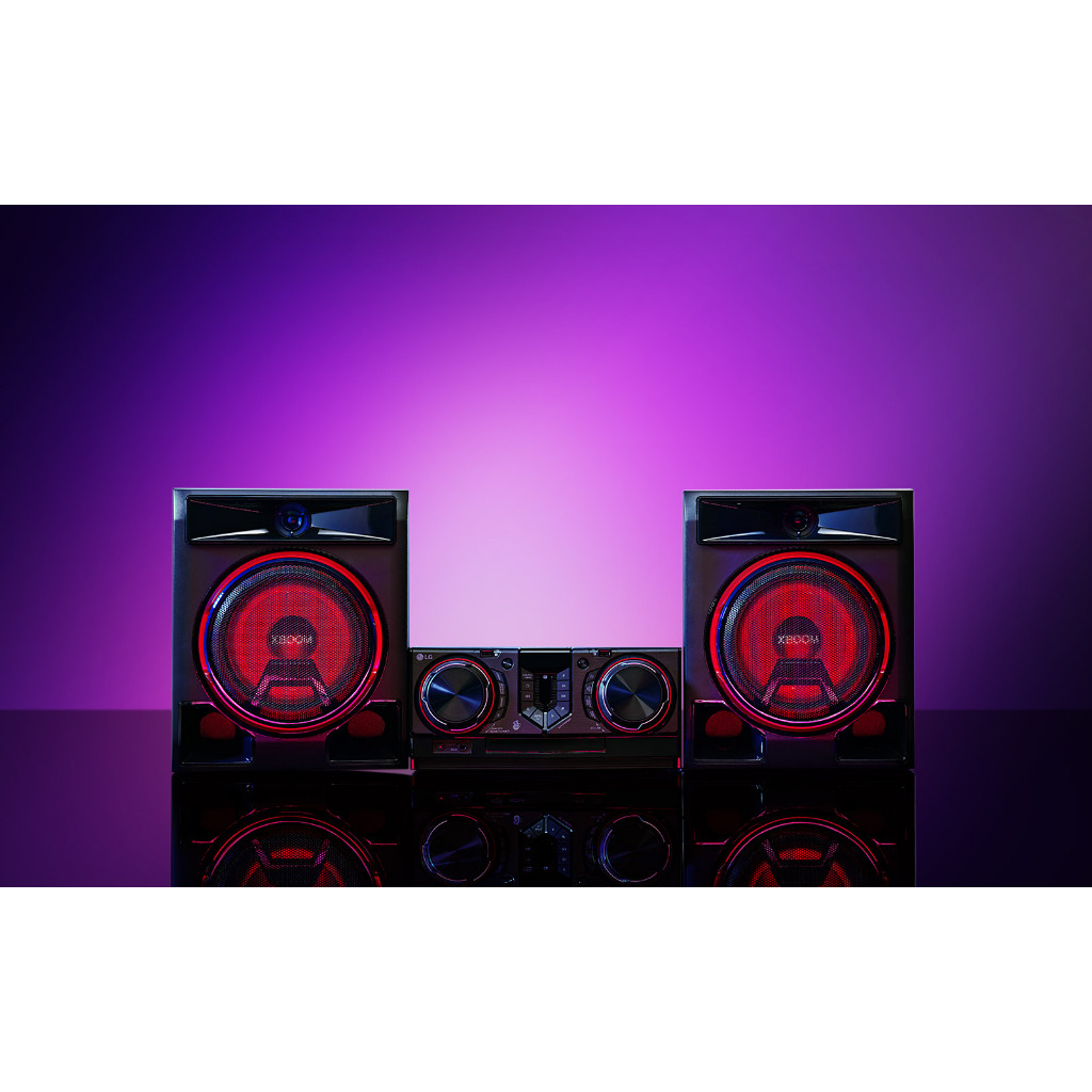 Mini System LG Xboom Cj45 Bluetooth Usb/CD/Bluetooth/Karaoke 8100w PMPO ...