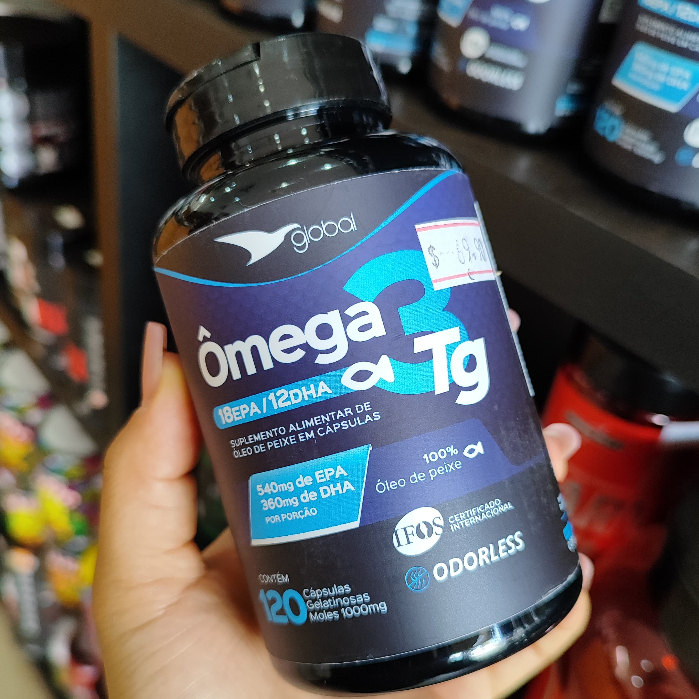 Ômega 3 TG 18 EPA 12 DHA Global 120 Cápsulas | Shopee Brasil