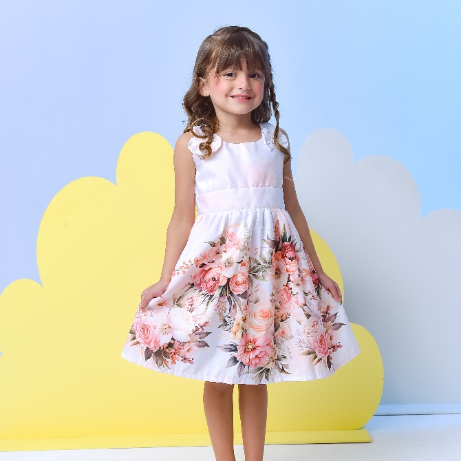 Vestido De Festa Infantil Menina Cedinha ALTA QUALIDADE | Shopee Brasil
