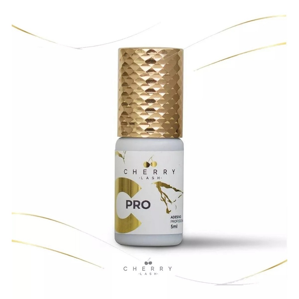 Cola Adesivo para Extensão e Alongamento de Cílios Cherry Lash Pro C 5ml | Shopee Brasil