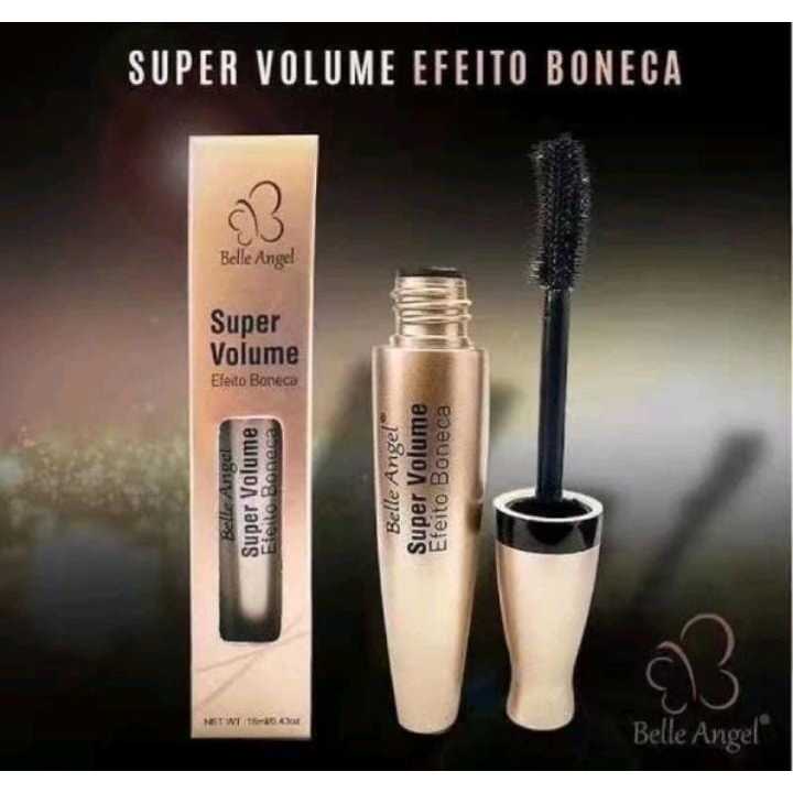 Rímel SUPER VOLUME EFEITO BONECA Belle Angel | Shopee Brasil