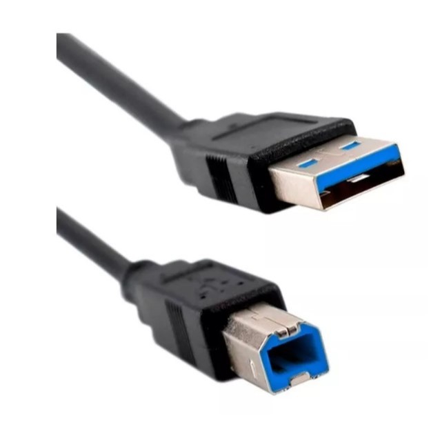 Cabo Para Monitor Usb 3.0 A - B Super Speed 5gb/s Impressora Blindado 1 ...
