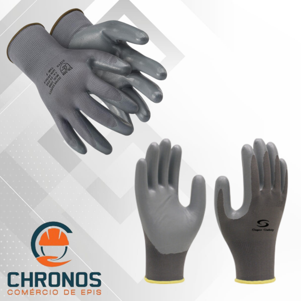 Kit 2 Prs luva SS 1006 CINZA Poliamida, Super Safety, CA 32038 | Shopee ...