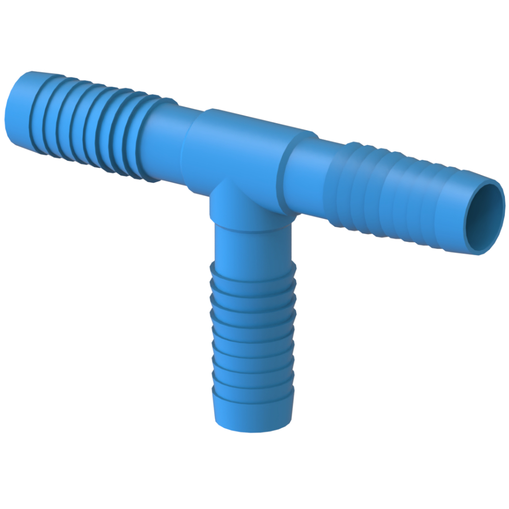 50 Unidades De TE Interno Triplo 90° Com Bitola De 3/4" Azul Durín ...