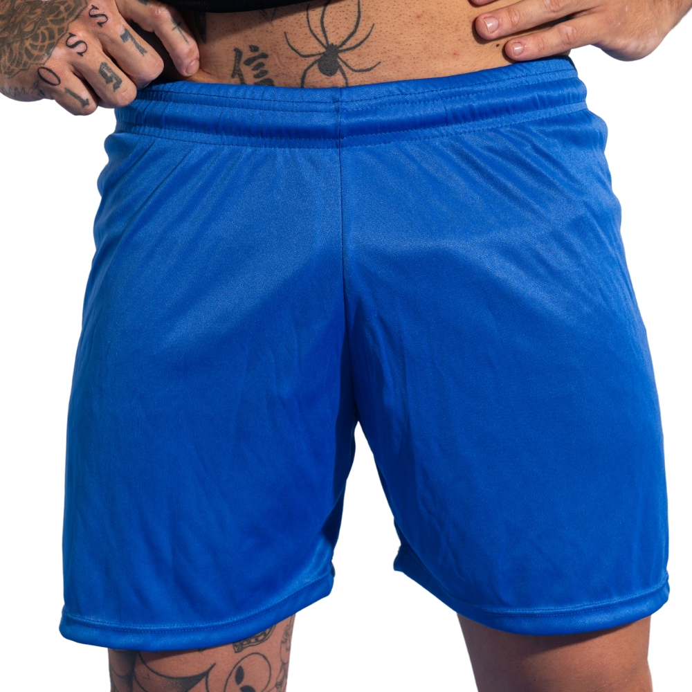 Short Futebol Calção Bermuda Treino Jogo Azul 1 Fit | Shopee Brasil
