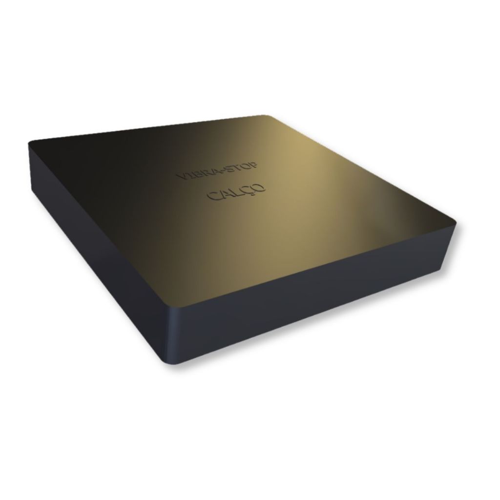 Calço De Borracha Vibra Stop M 100x100mm Cap. 1500 Kg / Peça | Shopee ...