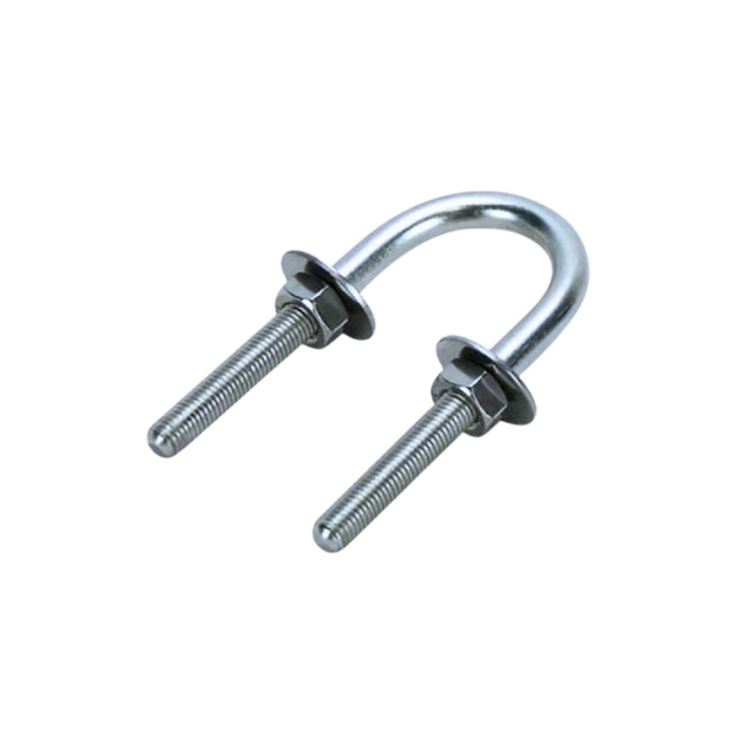 Grampo U 1/4 Abraçadeira Galvanizado C/ Porca Arruela 50unid | Shopee ...