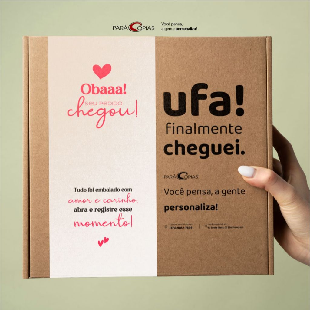 Cartela 100 Adesivos de Frases Caixinha OBAA! SEU PEDIDO CHEGOU! - 4X9 ...