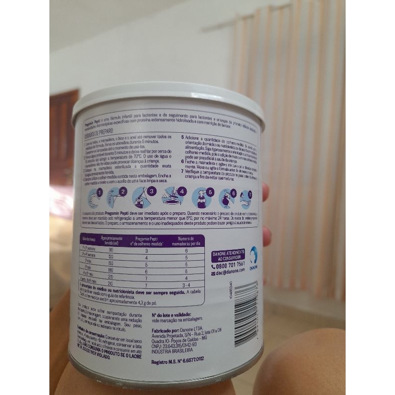 PREGOMIN PEPTI DANONE FORMULA | Shopee Brasil