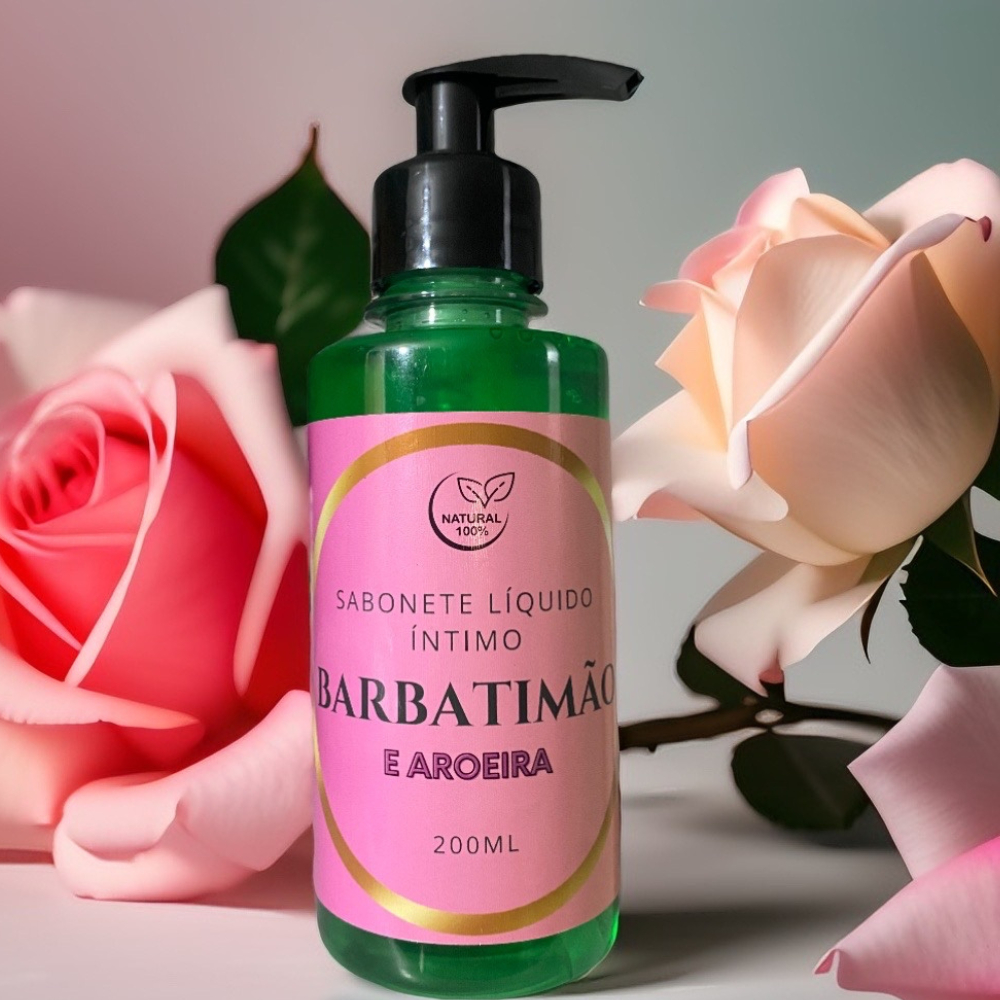 Sabonete Líquido Íntimo de Barbatimão com Aroeira - Higiene Natural e ...