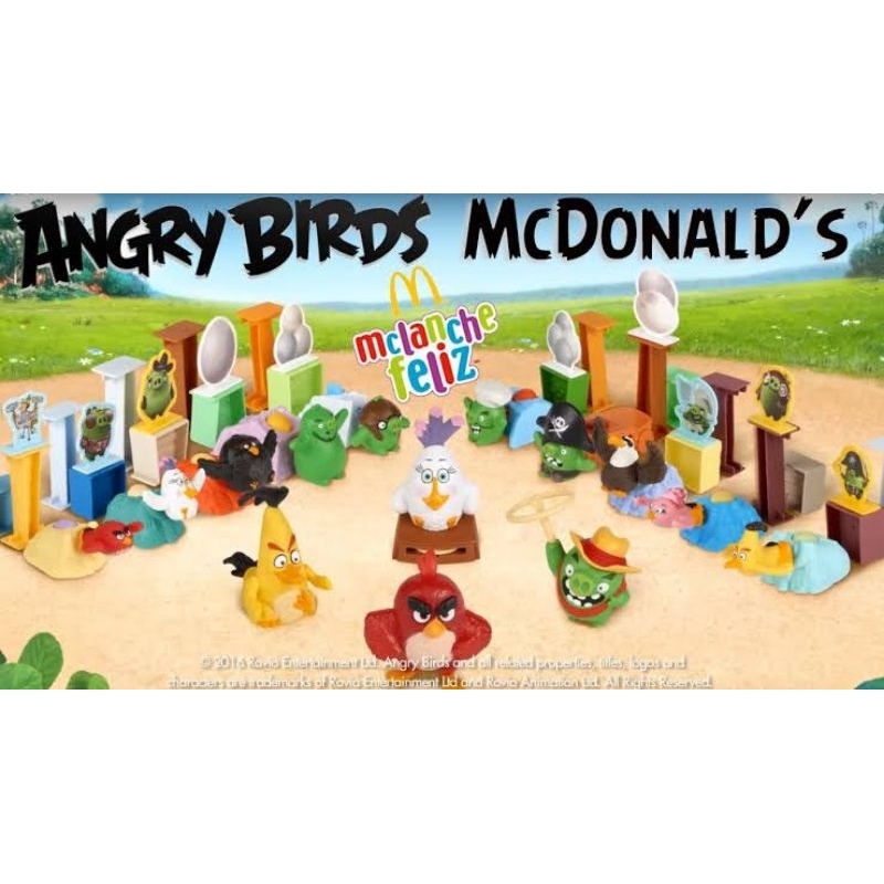 Angry Birds Bonecos Mc Donalds | Shopee Brasil