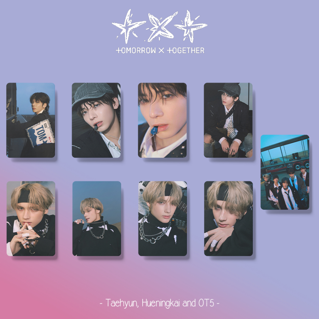 Kit Photocard TXT Ethereal Minisode 3 : Tomorrow (FANMADE) Frente e ...