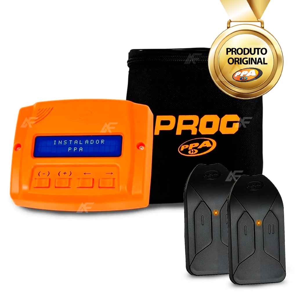 Kit Teclado Programador PROG Original PPA + 02 Controles Tok Preto PPA ...