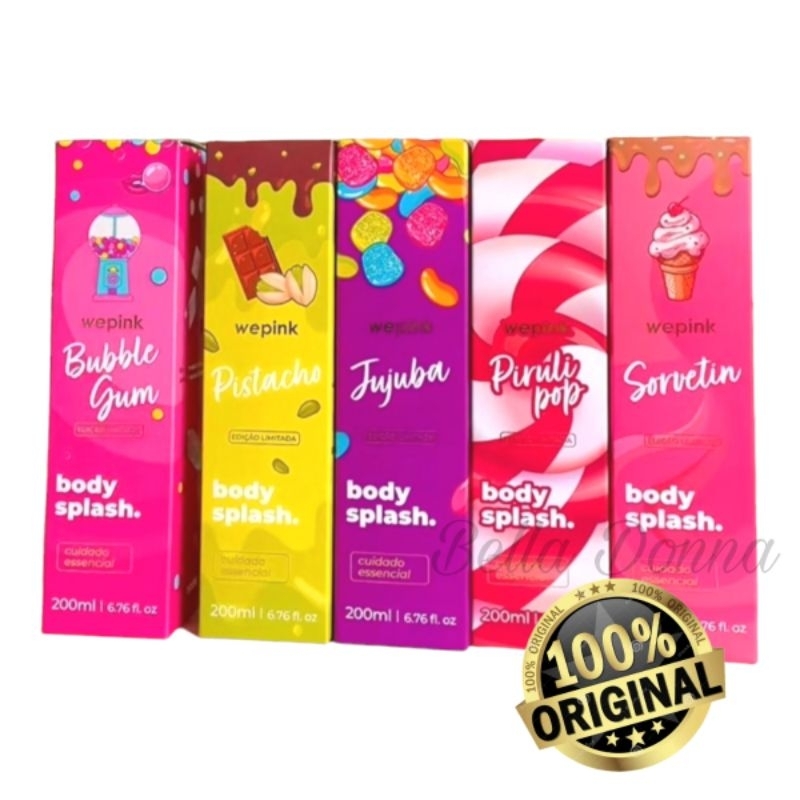 Body Splash Linha Candy 200ml Edição Limitada Choco Jujuba Sorvetin ...