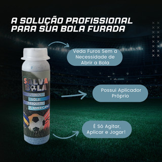 Salva Bola Cola Veda Repara Bola Furada Futebol Volei Basquete Original ...