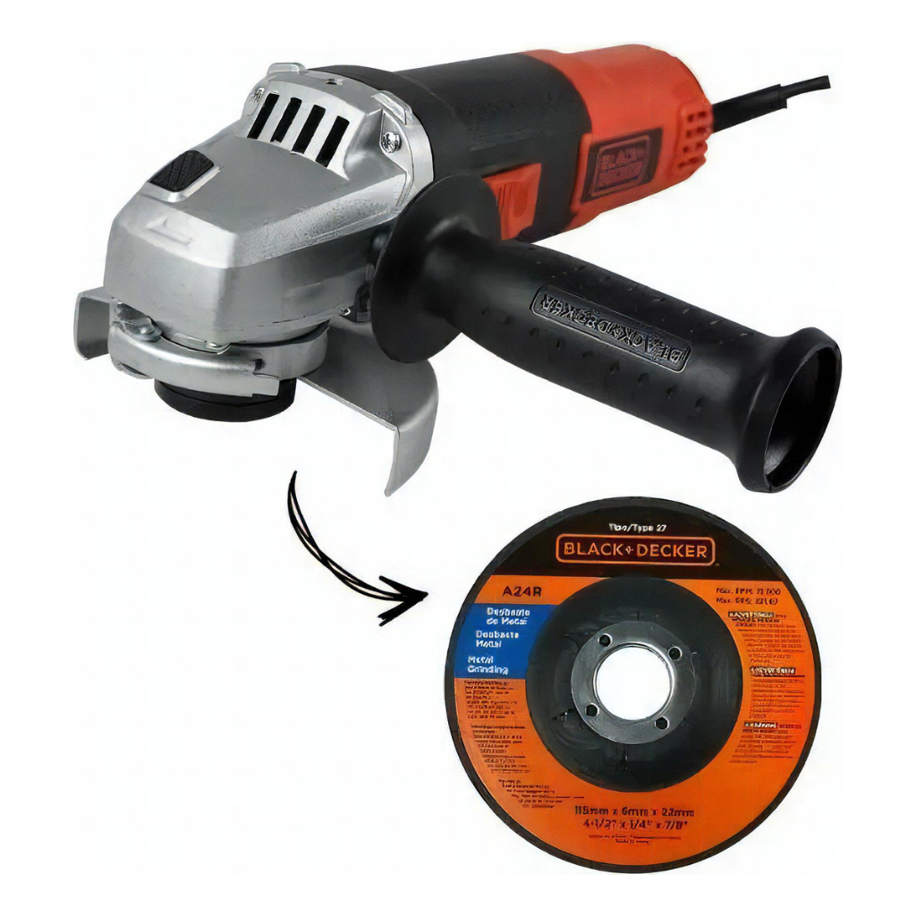 Esmerilhadeira Angular 820w G720 Black+Decker 4-1/2" 115mm | Shopee Brasil
