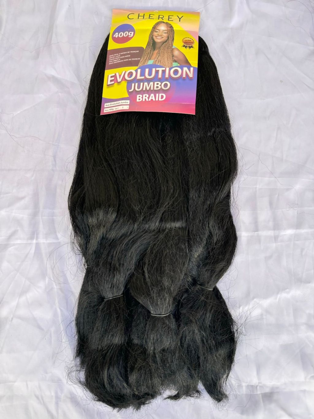 Cabelo Jumbo Jumbão Cherey Evolution 400g | Shopee Brasil