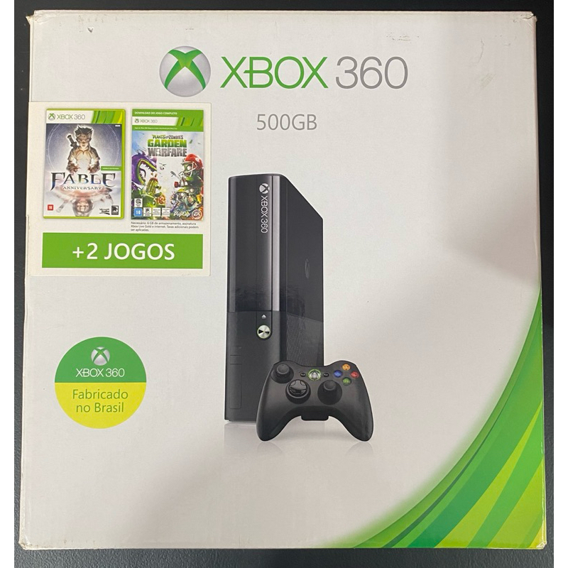 Caixa X Box 360 Super Slim | Shopee Brasil