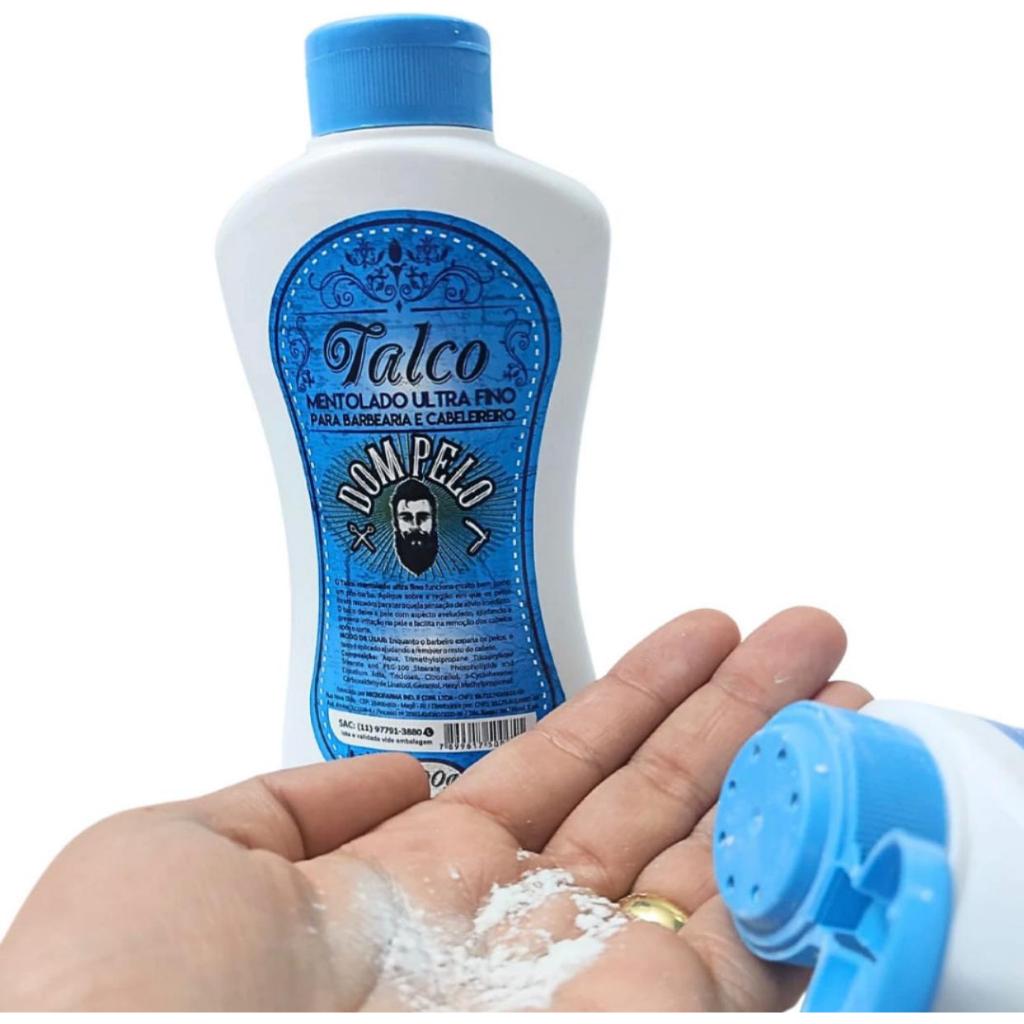 Talco Mentolado Dom Pelo 200g Barbeiro Profissional Refinado | Shopee ...