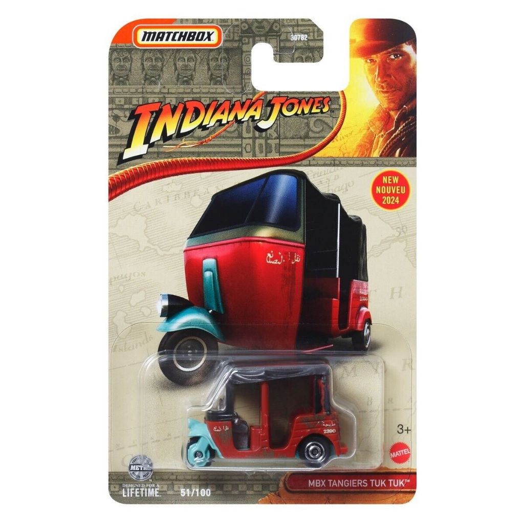 Matchbox Tangiers Tuk Tuk Indiana Jones - Mainline 2024 - Lacrada ...