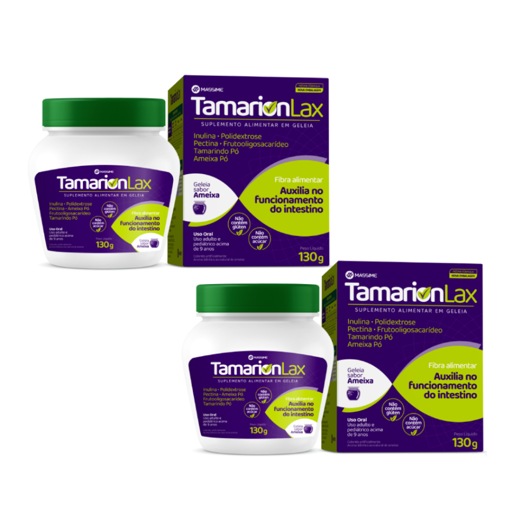 Kit 2x Tamarion Lax Geleia 130g Regulador Intestino Mássime | Shopee Brasil